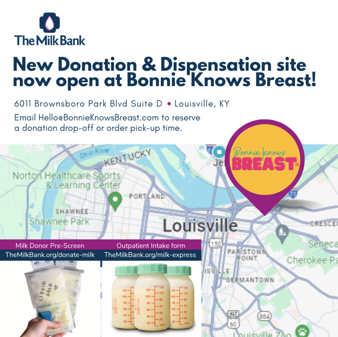 Bonnie Knows Breast is a Milk Donation & Milk Access Point! — Bonnie Knows Breast